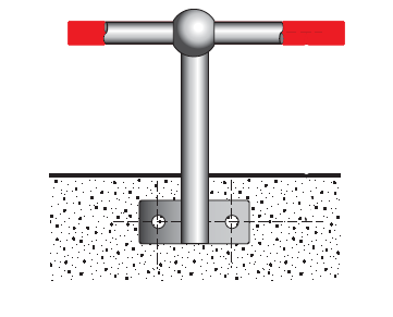 90 SIDE MOUNT LADDER STANCHION – Magnus Group
