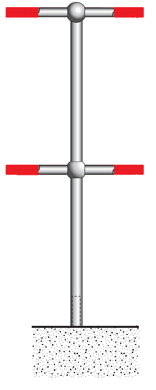 90 PEG MOUNT STANCHION – Magnus Group